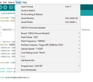 How to program ESP-32 cam using Arduino UNO board