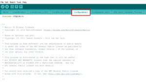 Marlin configuration for homemade RepRap 3D printer