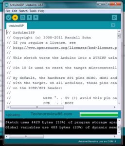 Attiny85 programming with Arduino ( Easy way ) – techno review 85