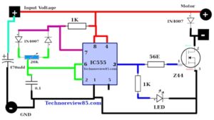 Powerful PWM Controller for Dc motor – Technoreview85 – techno review 85