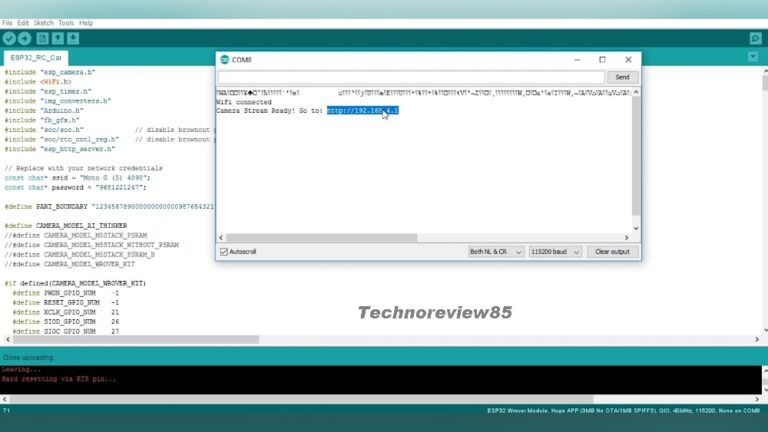 How to make a surveillance robotic car using ESP 32 cam board – techno ...